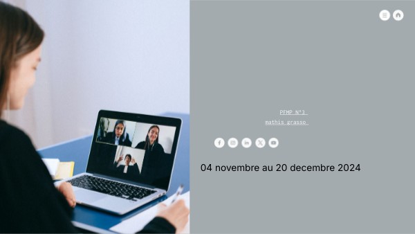 Rapport de stage | Genially