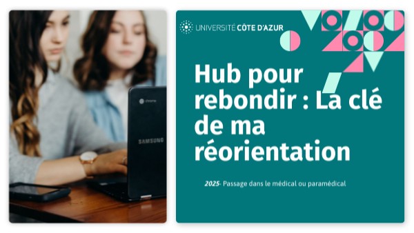 Hub pour rebondir : La clé de ma réorientation | Genially