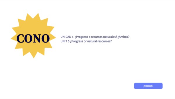 CONO unidad 5 | Genially