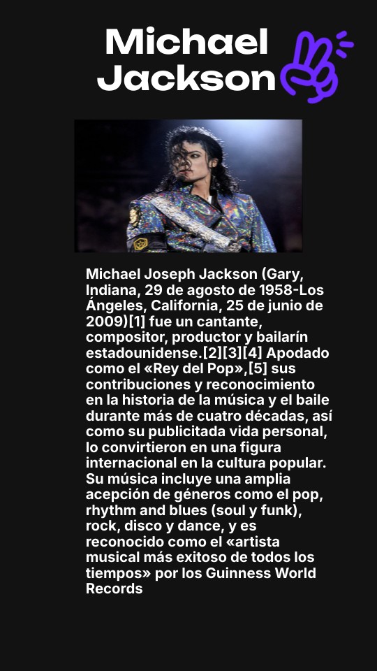 Michael Jackson | Genially