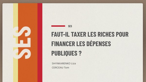 Exposé SES | Genially