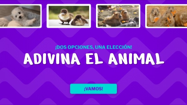 ADIVINA EL ANIMAL | Genially