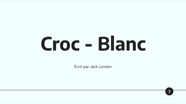 Croc - Blanc | Genially