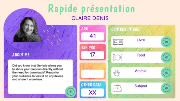 Rapide présentation | Genially