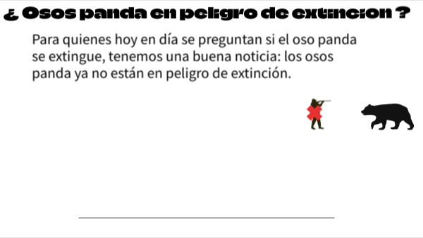 ¿ Osos panda en peligro de extincion ? | Genially