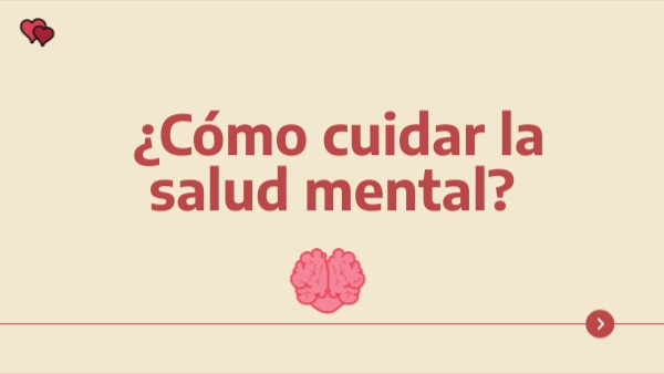 ¿Cómo cuidar la salud mental? | Genially