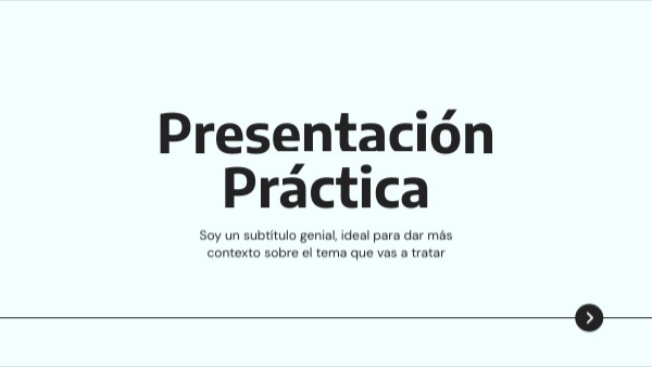 Presentación Pr áctica | Genially