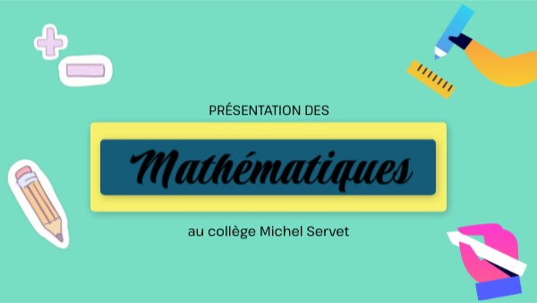 Présentation 2025 Mathématiques MS | Genially