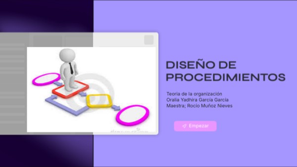Diseño de Procedimientos | Genially