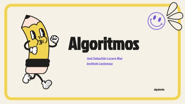 Algoritmos | Genially