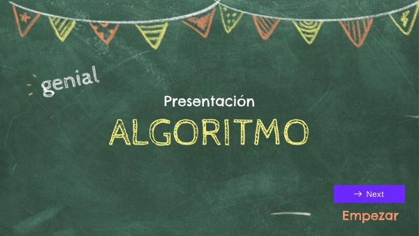 Algoritmo | Genially