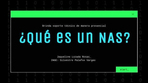 ¿Qué es un NAS? | Genially