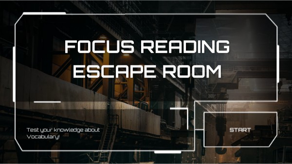 Focus Reading escape room | Genially