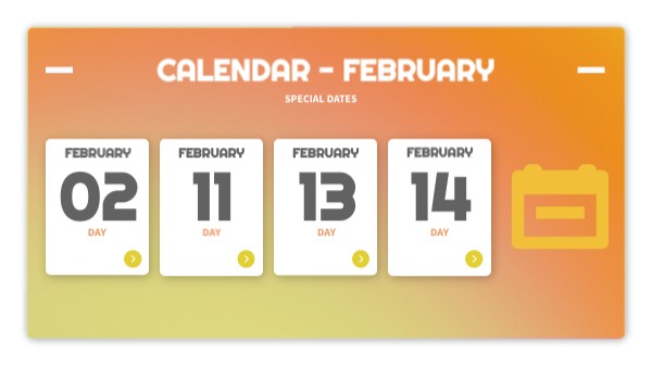 CALENDAR - FEBRUARY | Genially