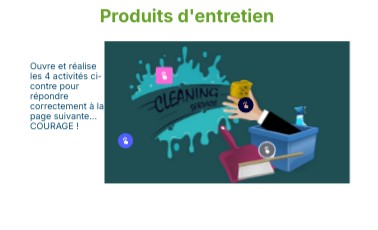 Produits d'entretien | Genially