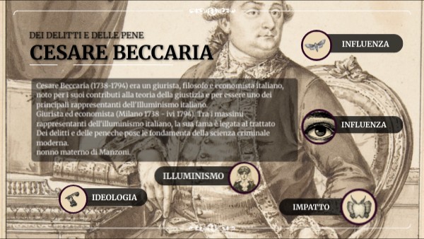 Copia - CESARE BECCARIA | Genially