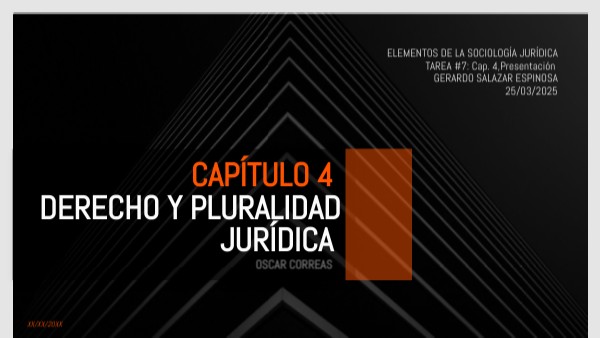 capítulo 4 Derecho y pluralidad jurídica | Genially