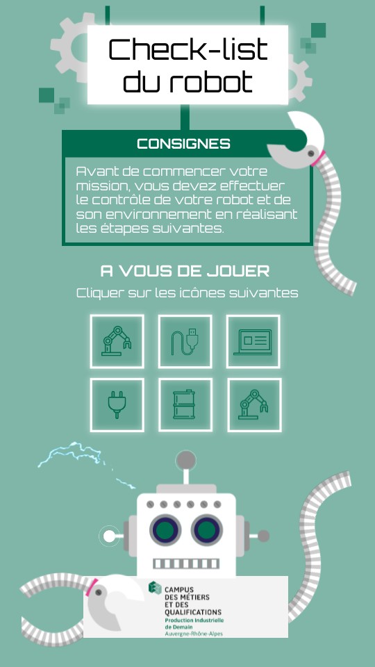 Original - Check-list du robot | Genially