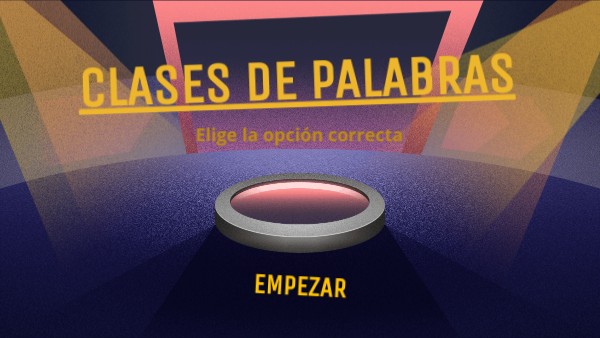 Clases de palabras | Genially