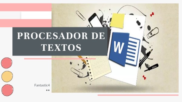 Procesador de textos | Genially