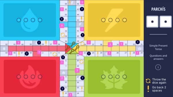 PARCHÍS - Simple Present | Genially