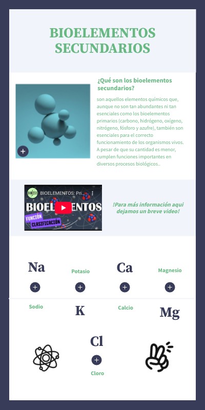 BIOELEMENTOS SECUNDARIOS | Genially