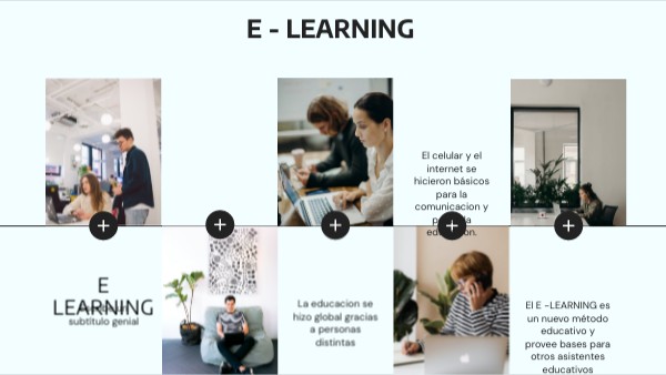 E - LEARNING | Genially