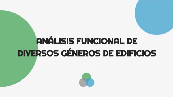 Análisis Funcional de Diversos Géneros de Edificios | Genially