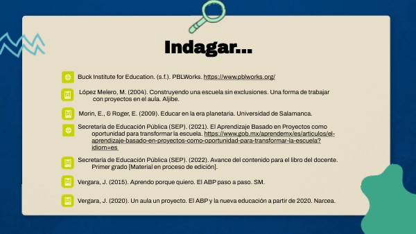 Módulo 4. Fases ABP - Indagar | Genially