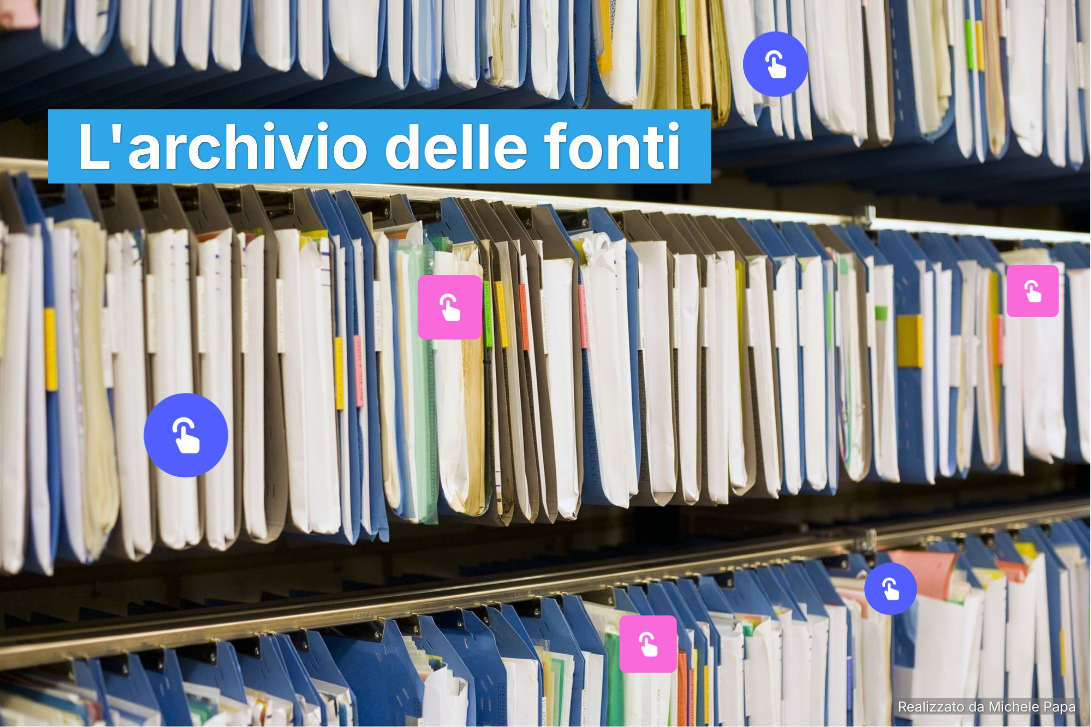Archivio simulato, dossier di fonti. | Genially