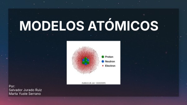 MODELOS ATÓMICOS | Genially