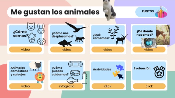 Me gustan los animales | Genially