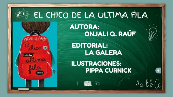 EL CHICO DE LA ULTIMA FILA | Genially