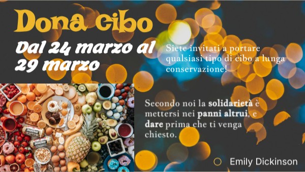 Dona cibo | Genially
