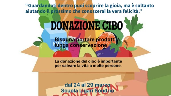 DONAZIONE CIBO | Genially