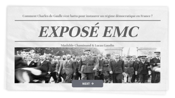 Exposé emc | Genially