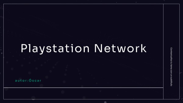 Playstation Network | Genially