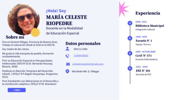 MARÍA CELESTE RIOPEDRE | Genially