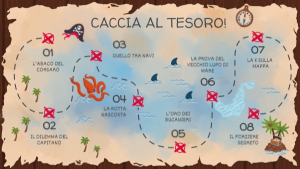 CACCIA AL TESORO! | Genially