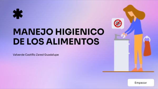 MANEJO HIGIENICO DE LOS ALIMENTOS | Genially
