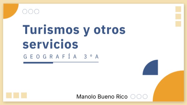 Turismos y otros servicios | Genially