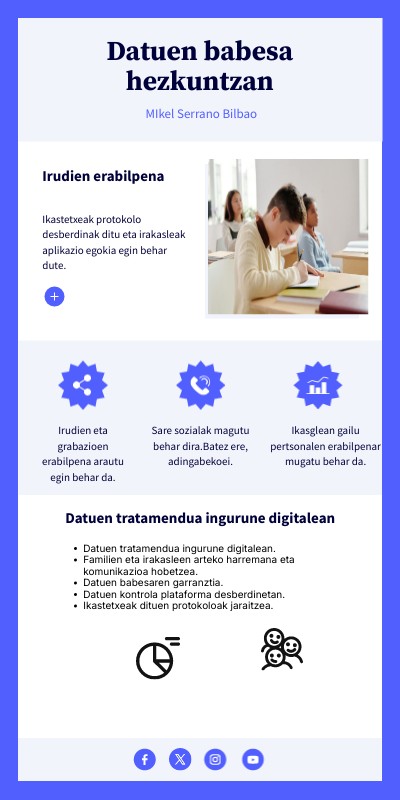 Datuen babesa hezkuntzan | Genially