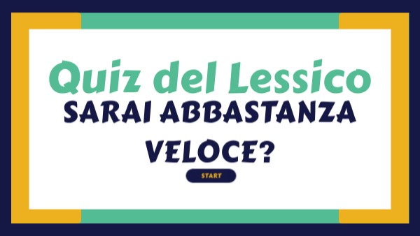 Quiz del Lessico latino | Genially