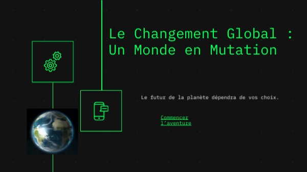 Le Changement Global : Un Monde en Mutation | Genially