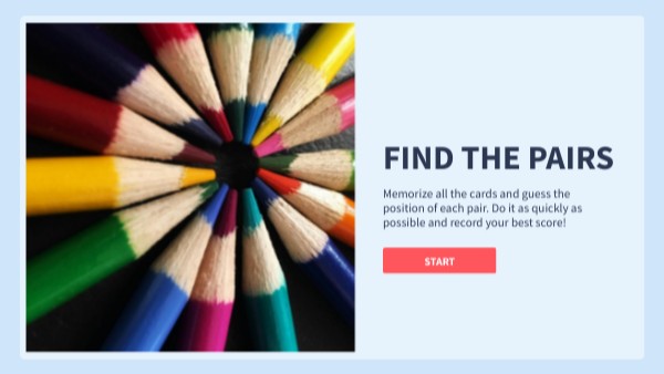 Trova la coppia - colors | Genially