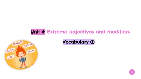 Vocabulary (unit 6) (S5) | Genially