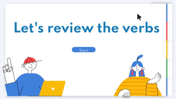 Let's review the verbs | Genially