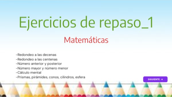 Ejercicios de repaso_1 | Genially