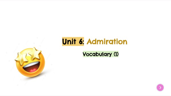 Vocabulary (unit 6) (S7) | Genially