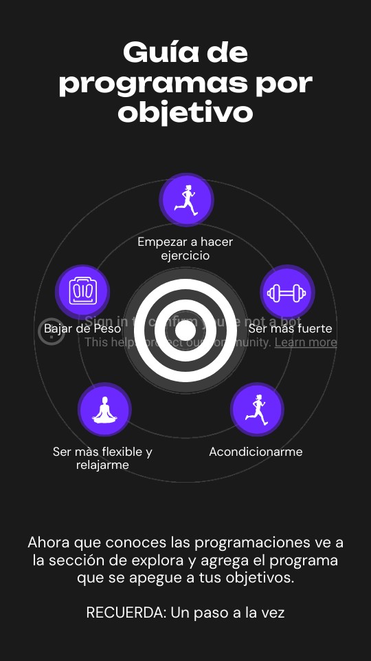 Guía de programas por objetivo | Genially